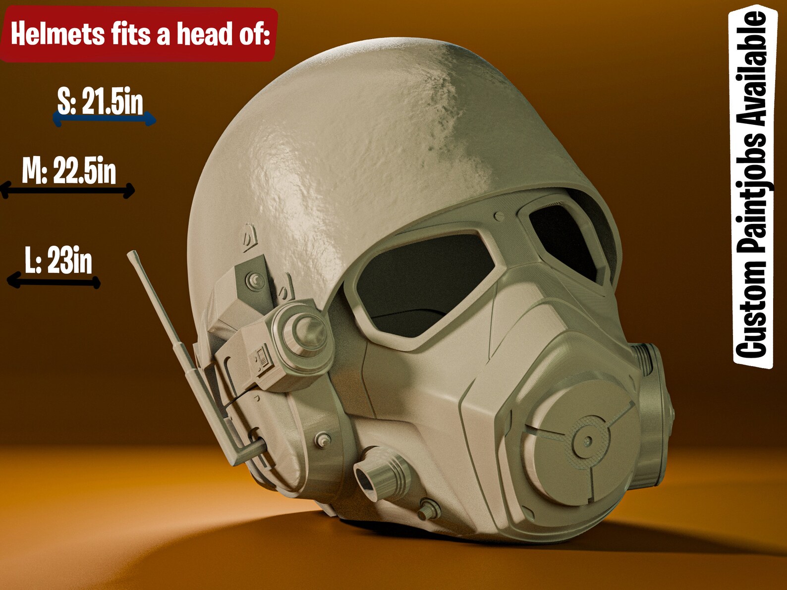 Fallout TV Series NCR Ranger Helmet Cosplay 3D Print 3D Printed Helmet ...