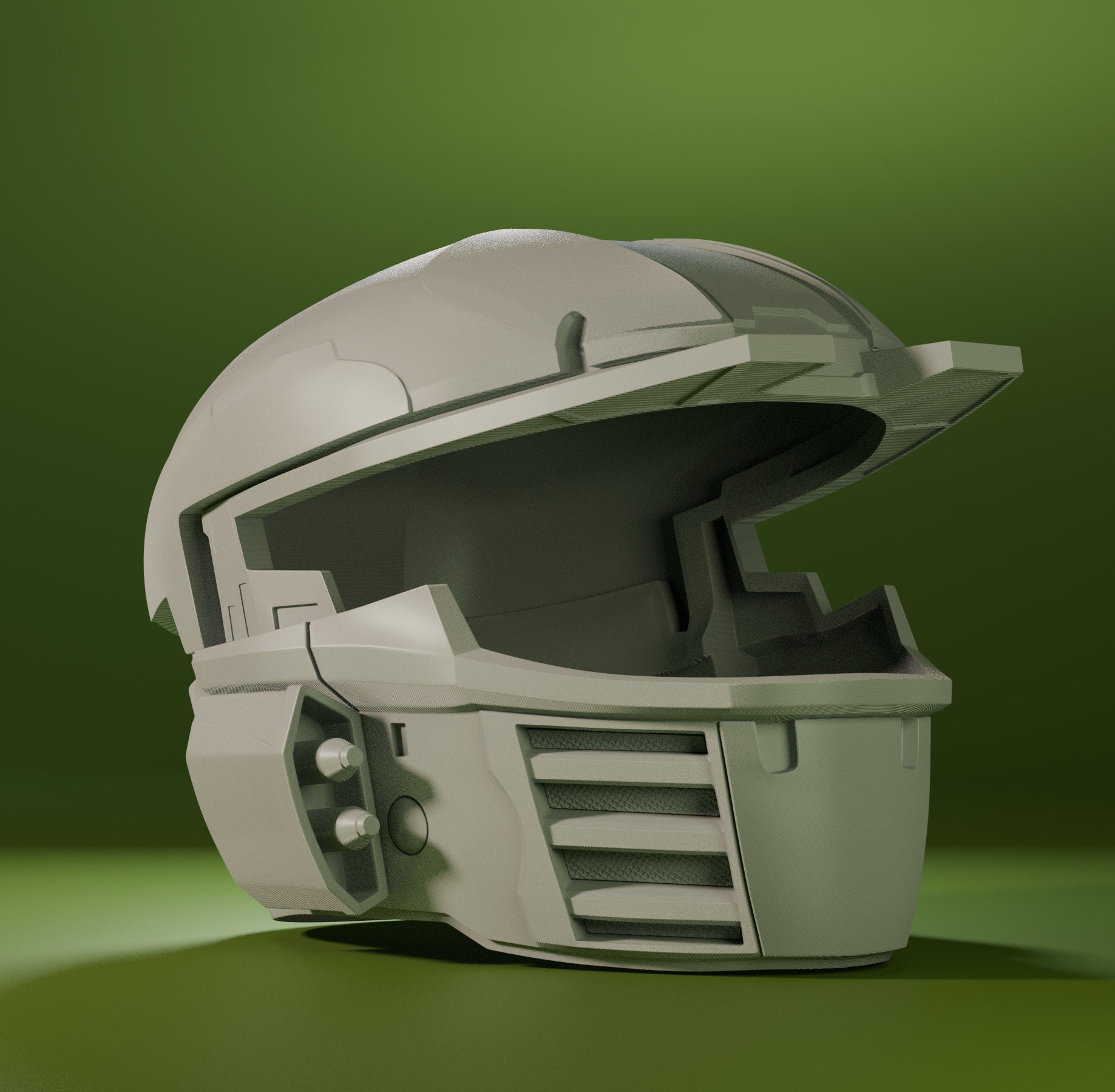 Halo Wars MK IV Helmet Cosplay 3D Print 3D Printed Helmet/replica Halo ...