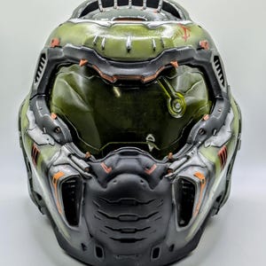 Doom Slayer Helmet Cosplay 3D Print - 3D Printed Helmet/replica - Doom ...