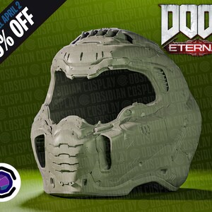 Doom Slayer Helmet Cosplay 3D Print - 3D Printed Helmet/replica - Doom ...