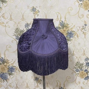 Lampshade Purple Lampshade Table Lampshade Victorian Lampshade Floor ...