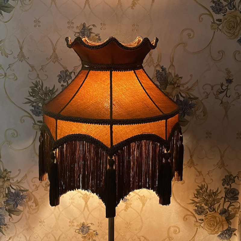 Vintage Lamp Shade 18cm - Etsy UK