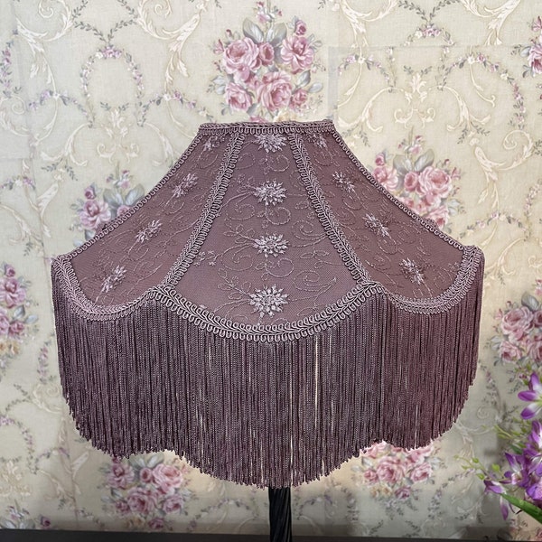 Embroidered Lampshade - Etsy