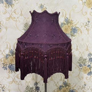 Lampshade Purple Lampshade Table Lampshade Victorian Lampshade Floor ...