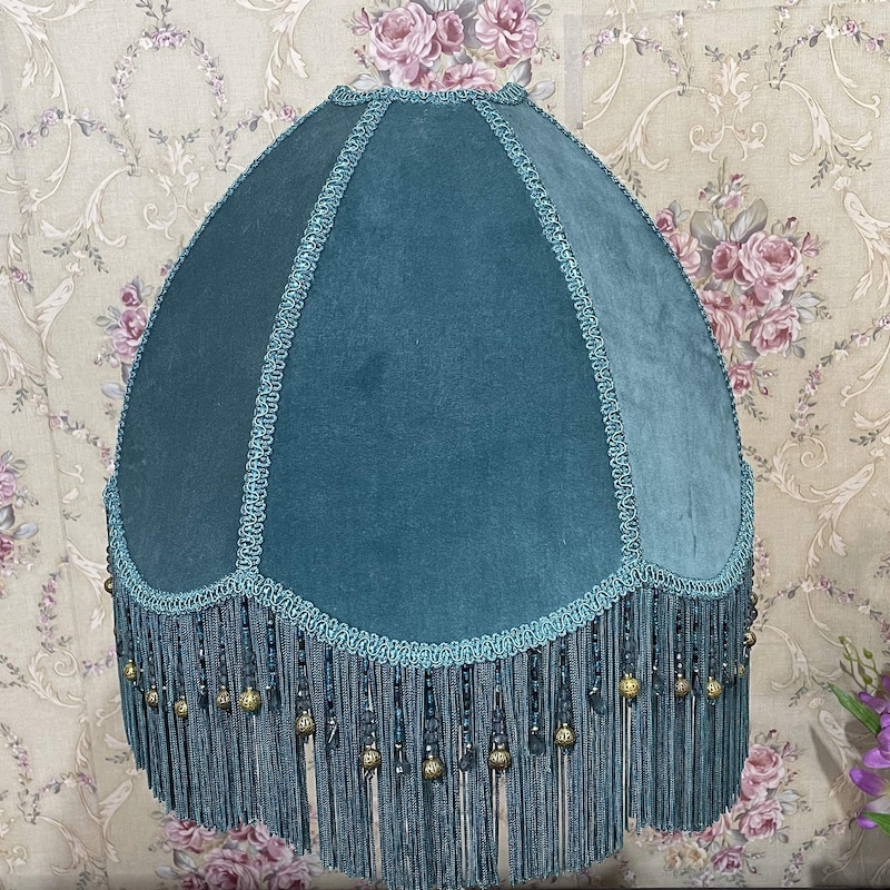 Teal Lampshade - Etsy