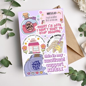 Kindle Insert for Clear Case Kindle Skin Printable Kindle Paperwhite ...