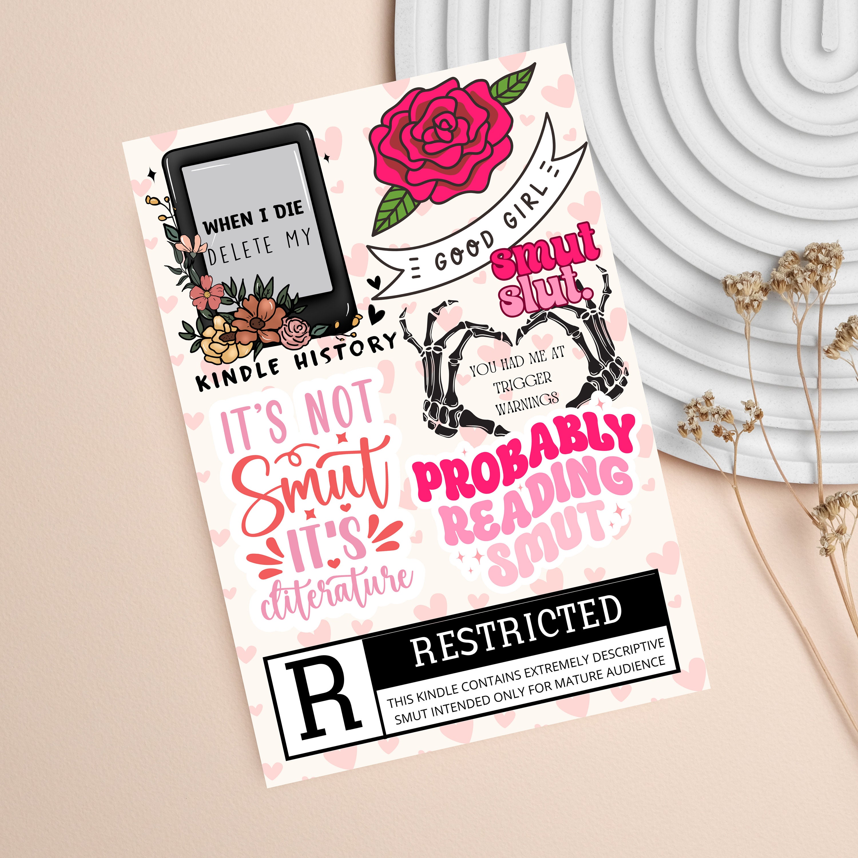 Kindle Case Insert Printable Kindle Skin Smut Kindle Paperwhite Case ...