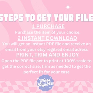 Kindle Insert Girly Kindle Decor Pink E-reader Skin Printable Kindle ...