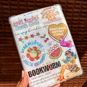Kindle Insert Kindle Srickers Summer E-reader Holographic Case Insert ...