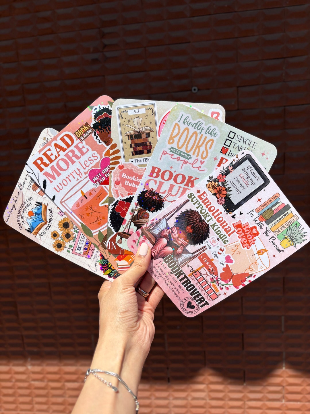 Kindle Insert Kindle Srickers Black Girl E-reader Holographic Insert ...