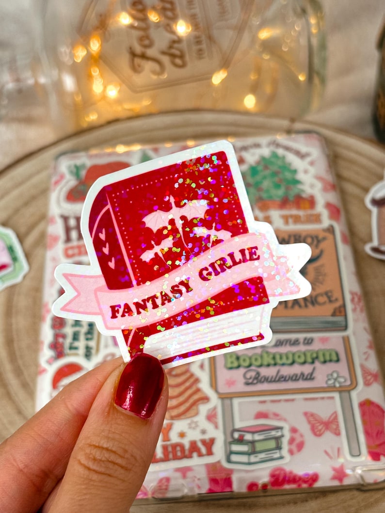 Fantasy Kindle Sticker Kobo Decor Romantasy E-reader Holographic ...