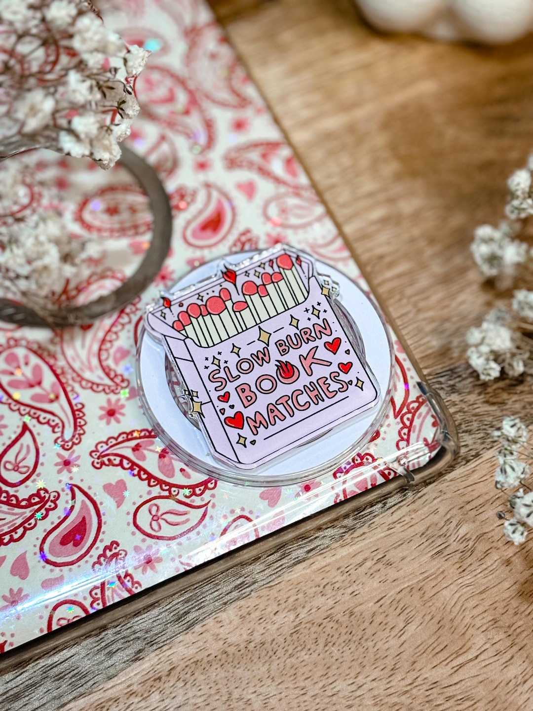 Smut Kindle Grip Romance Bookish Phone Grip Magnetic Kindle Holder ...