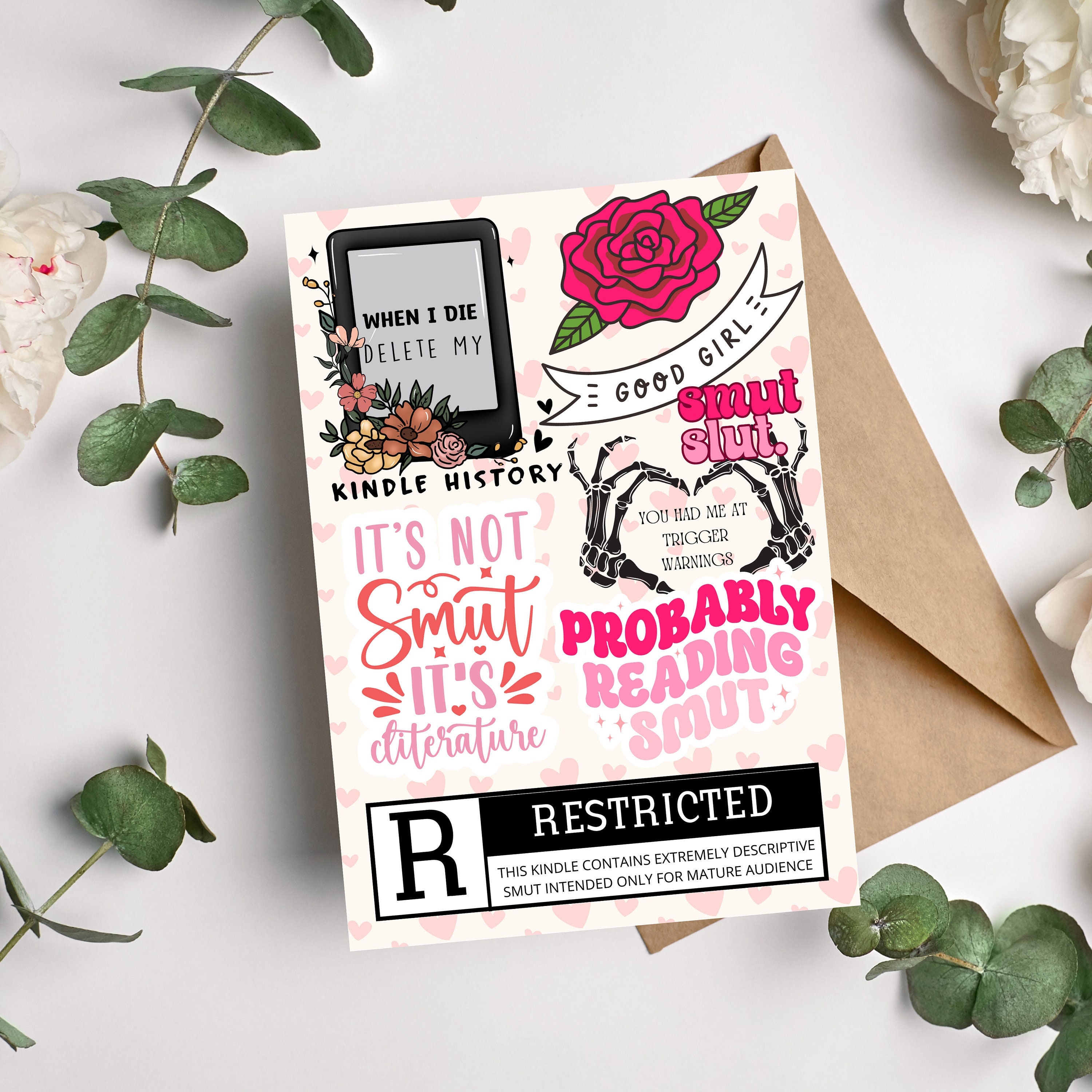 Kindle Case Insert Printable Kindle Skin Smut Kindle Paperwhite Case ...