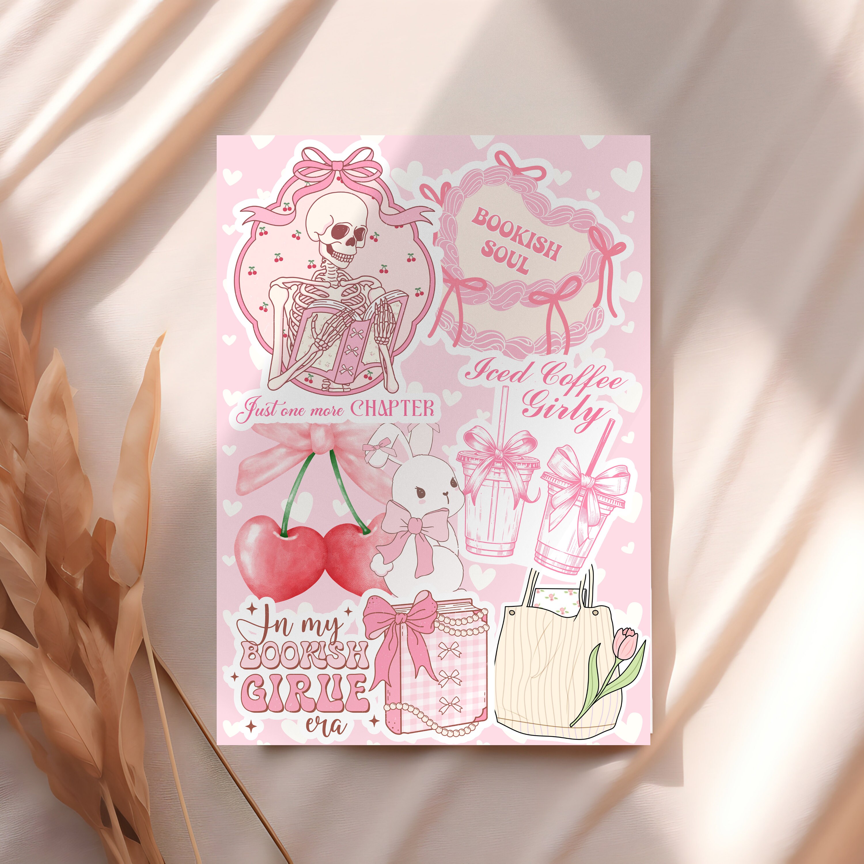 Kindle Insert Kindle Stickers Printable Kindle Paperwhite Skin Bows ...