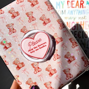 Coquette Kindle Grip Bookish Phone Grip Magnetic Kindle Holder Kindle ...