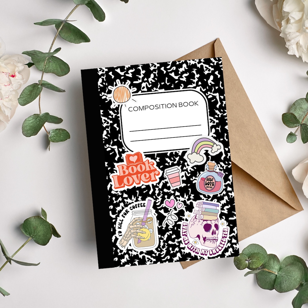 Kindle Insert for Clear Case Kindle Skin Composition Book Printable ...