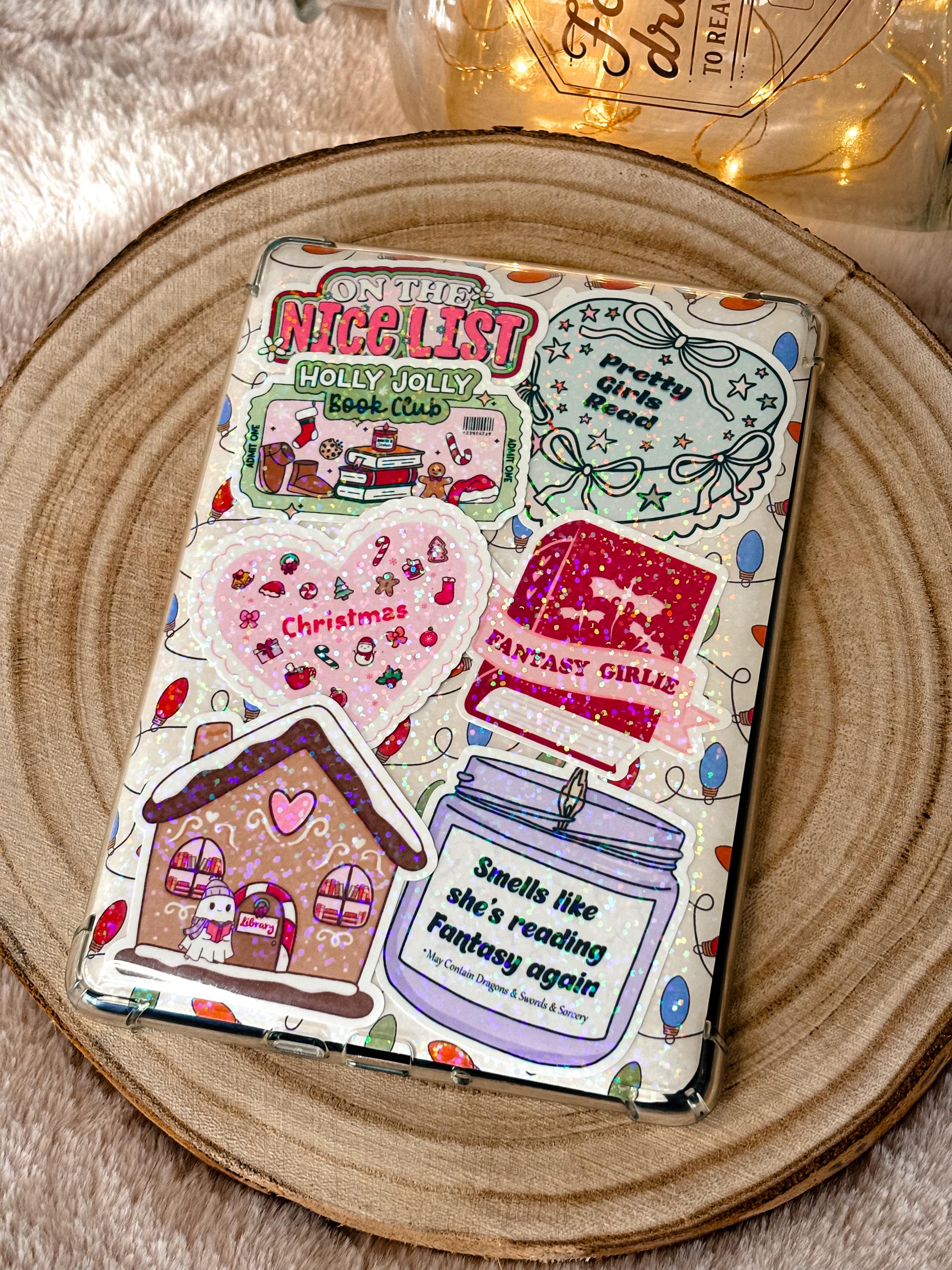 Fantasy Kindle Sticker Kobo Decor Romantasy E-reader Holographic ...