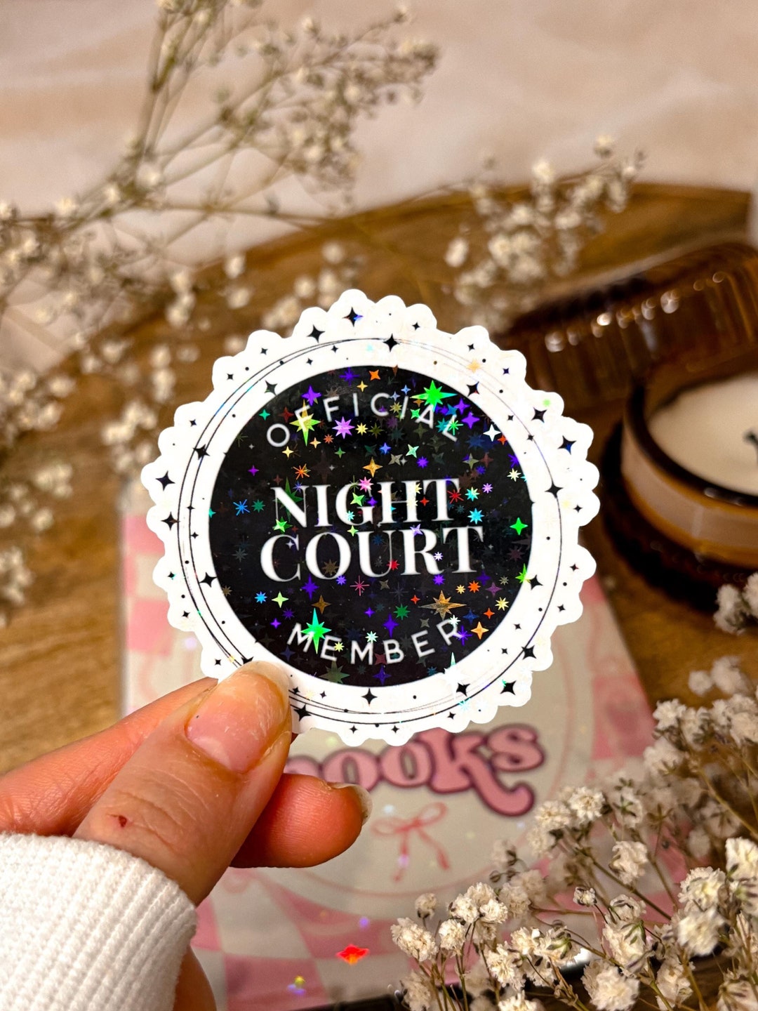 Fantasy Kindle Stickers Acotar Kobo Decor E-reader Holographic Stickers ...