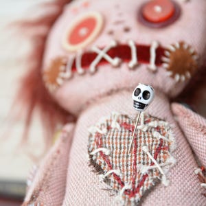 Little Voodoo Doll 2- OOAK Handmade Art Doll, Unique Textile Sculpture ...