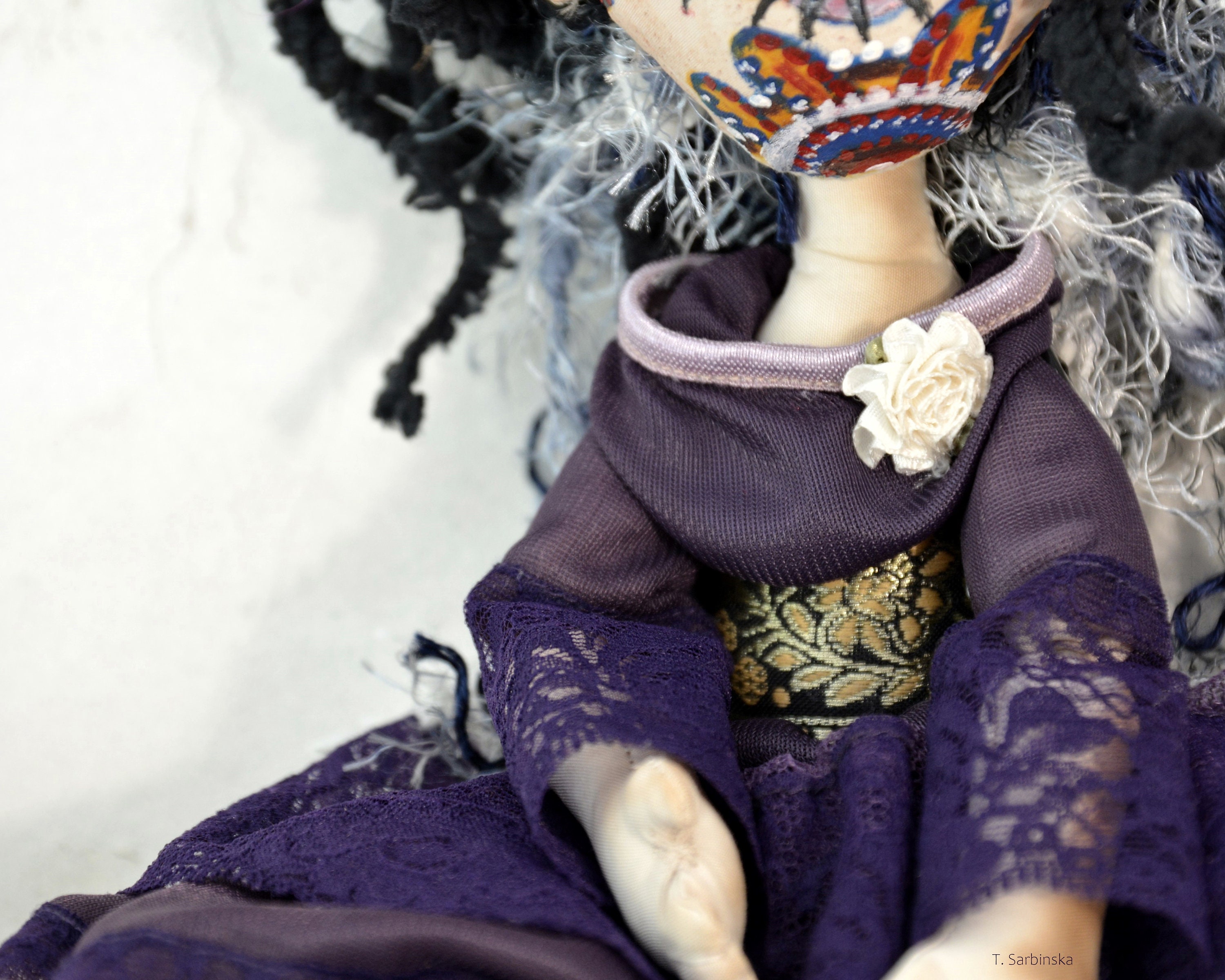 Day of the Dead Sugar Skull Doll - Unique OOAK Home Decoration and Gift ...