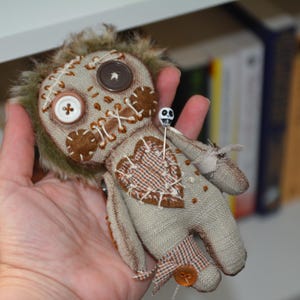 Little Voodoo Doll 6 - OOAK Handmade Art Doll, Unique Textile Sculpture ...