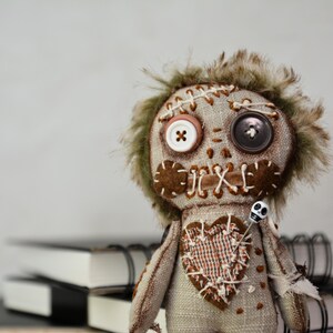 Little Voodoo Doll 6 - OOAK Handmade Art Doll, Unique Textile Sculpture ...