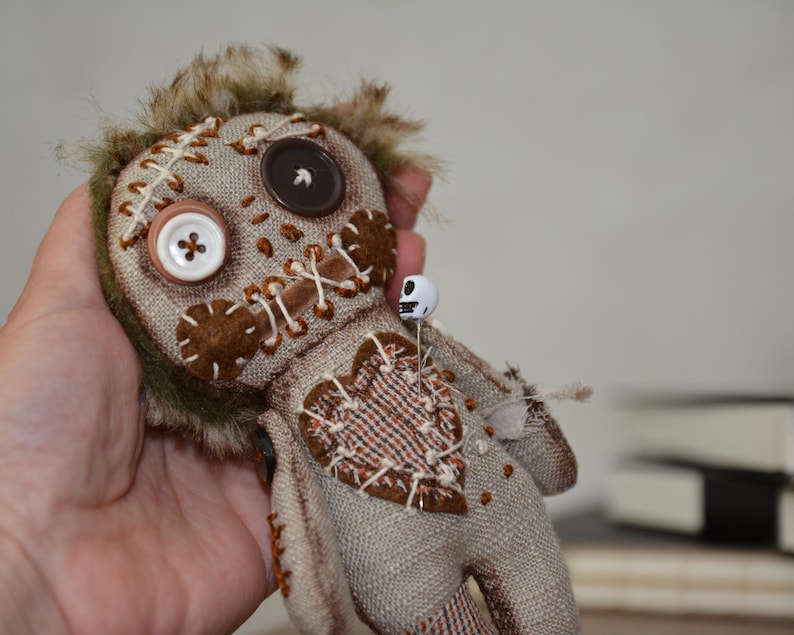 Little Voodoo Doll 6 - OOAK Handmade Art Doll, Unique Textile Sculpture ...