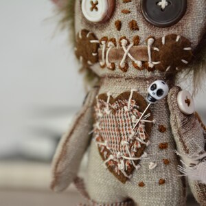 Little Voodoo Doll 6 - OOAK Handmade Art Doll, Unique Textile Sculpture ...