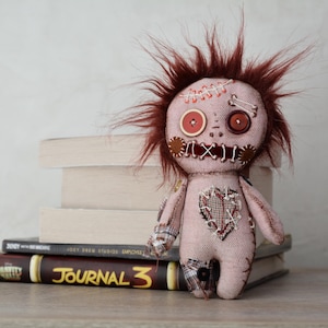 Little Voodoo Doll 2- OOAK Handmade Art Doll, Unique Textile Sculpture ...
