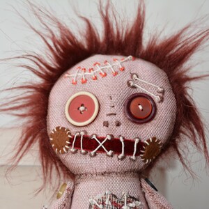 Little Voodoo Doll 2- OOAK Handmade Art Doll, Unique Textile Sculpture ...