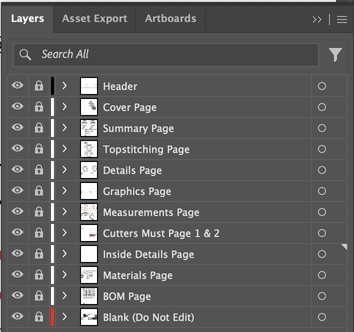 Tech Pack Template - Etsy