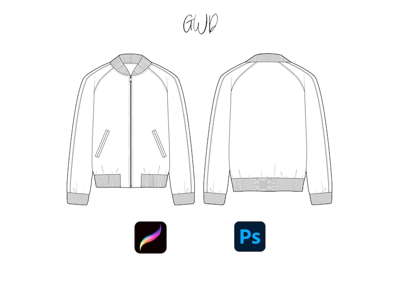 Track Jacket Template Mockup - Etsy