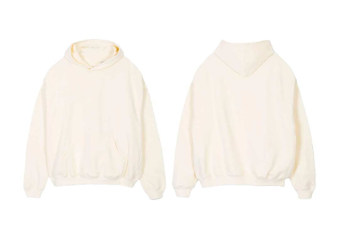 Cream Oversized Hoodie Mockup - Etsy