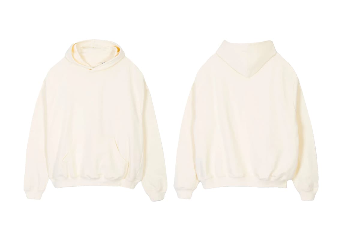 Cream Oversized Hoodie Mockup - Etsy