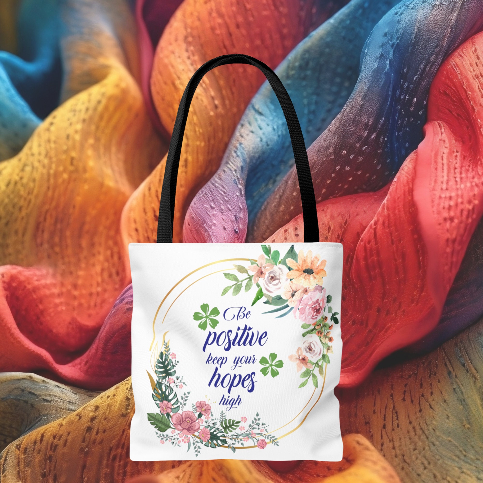 Inspirational Quote Tote Bag for Women, Motivational Carry-all, Ideal ...