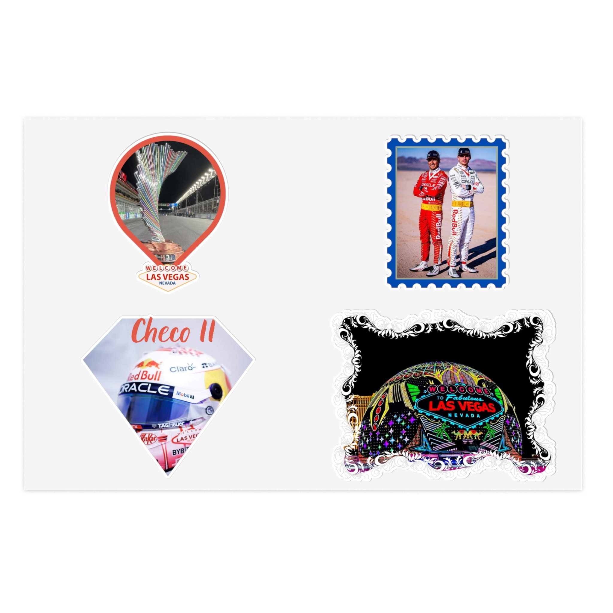 Sticker Sheets Exciting Racing Driver, Motorsport Decals, Gift for Car ...