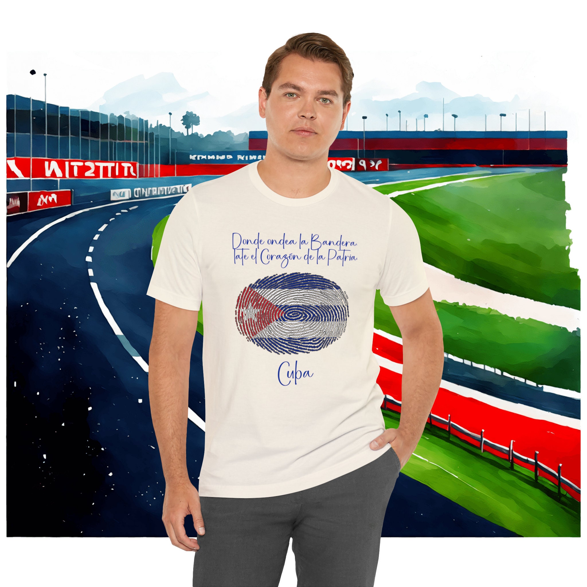 Cuba Flag Fingerprint Shirt, - Etsy