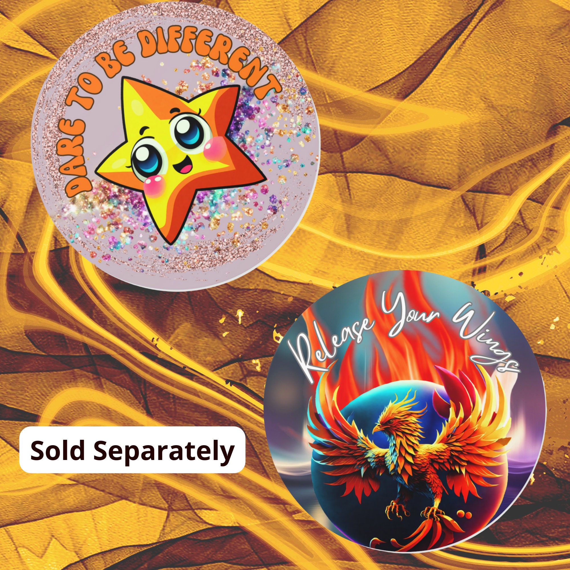 Vinyl Stickers Round and Vibrant Perfect for Personalizing Items, Great ...