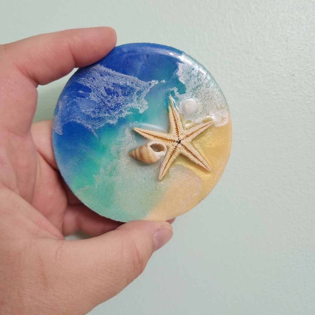 Beach Magnet Ocean Magnet Sea Magnet Hamndmade - Etsy