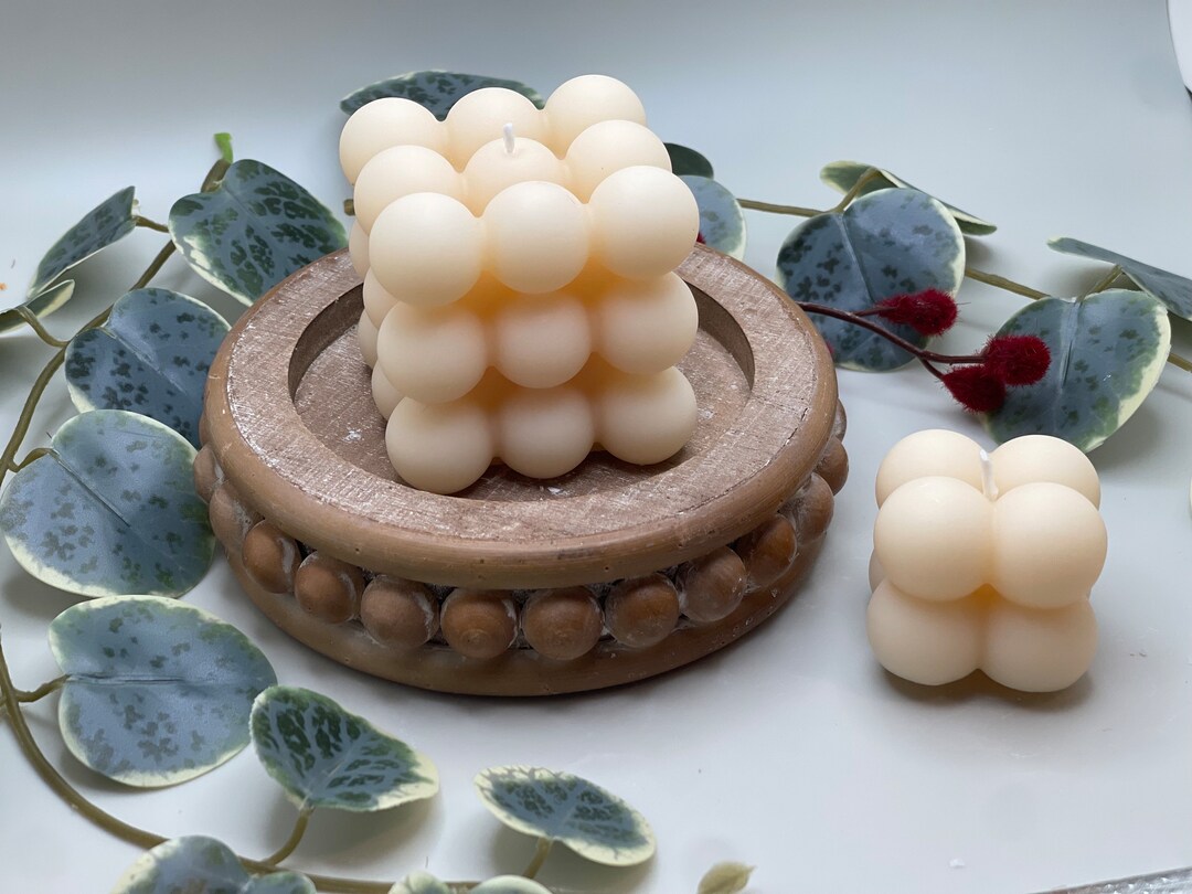 Set of Two Luxury Bubble Cube Candles FULLY CUSTOMIZABLE - Etsy