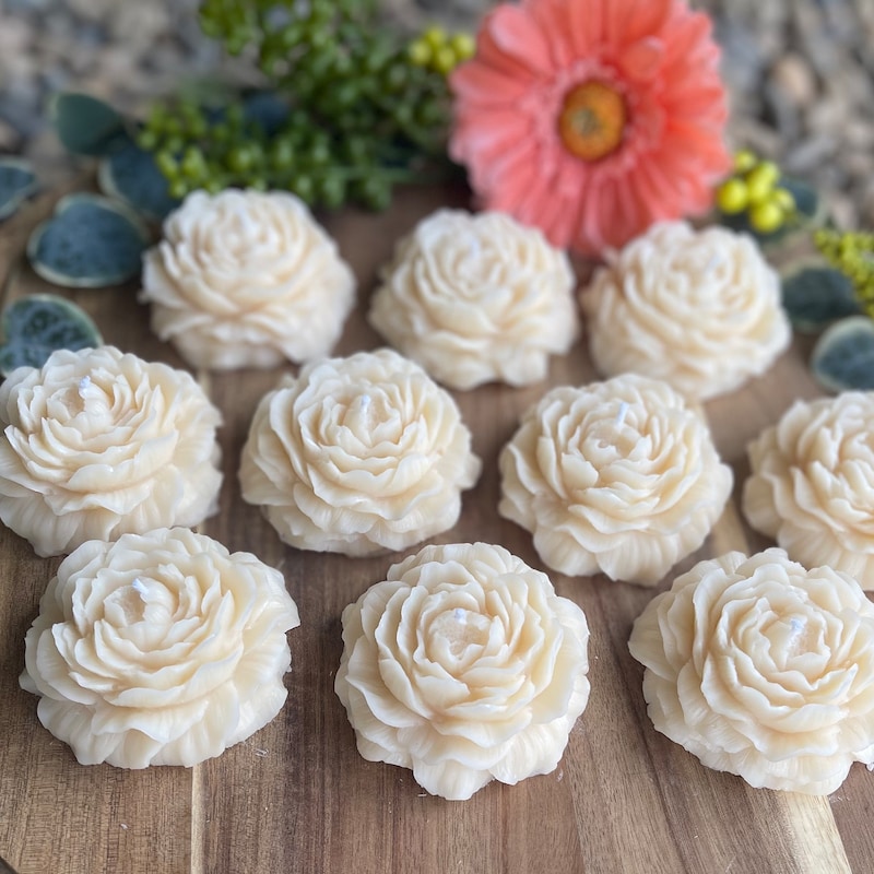 Flower Shaped Soy - Etsy