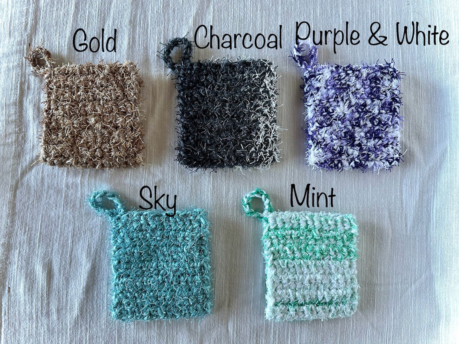 Handmade Crochet Body Scrubby: Cotton Exfoliating Scrubber - Etsy