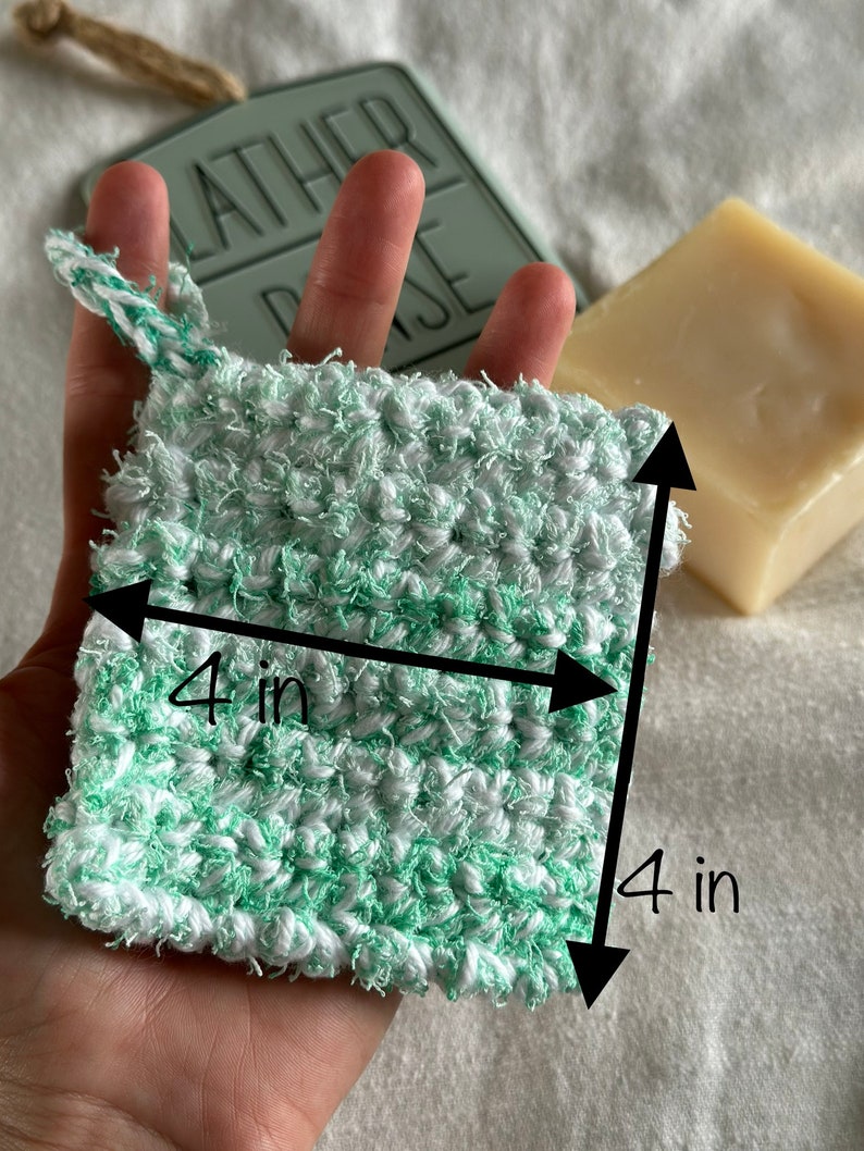 Handmade Crochet Body Scrubby: Cotton Exfoliating Scrubber - Etsy
