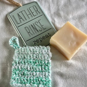Handmade Crochet Body Scrubby: Cotton Exfoliating Scrubber - Etsy