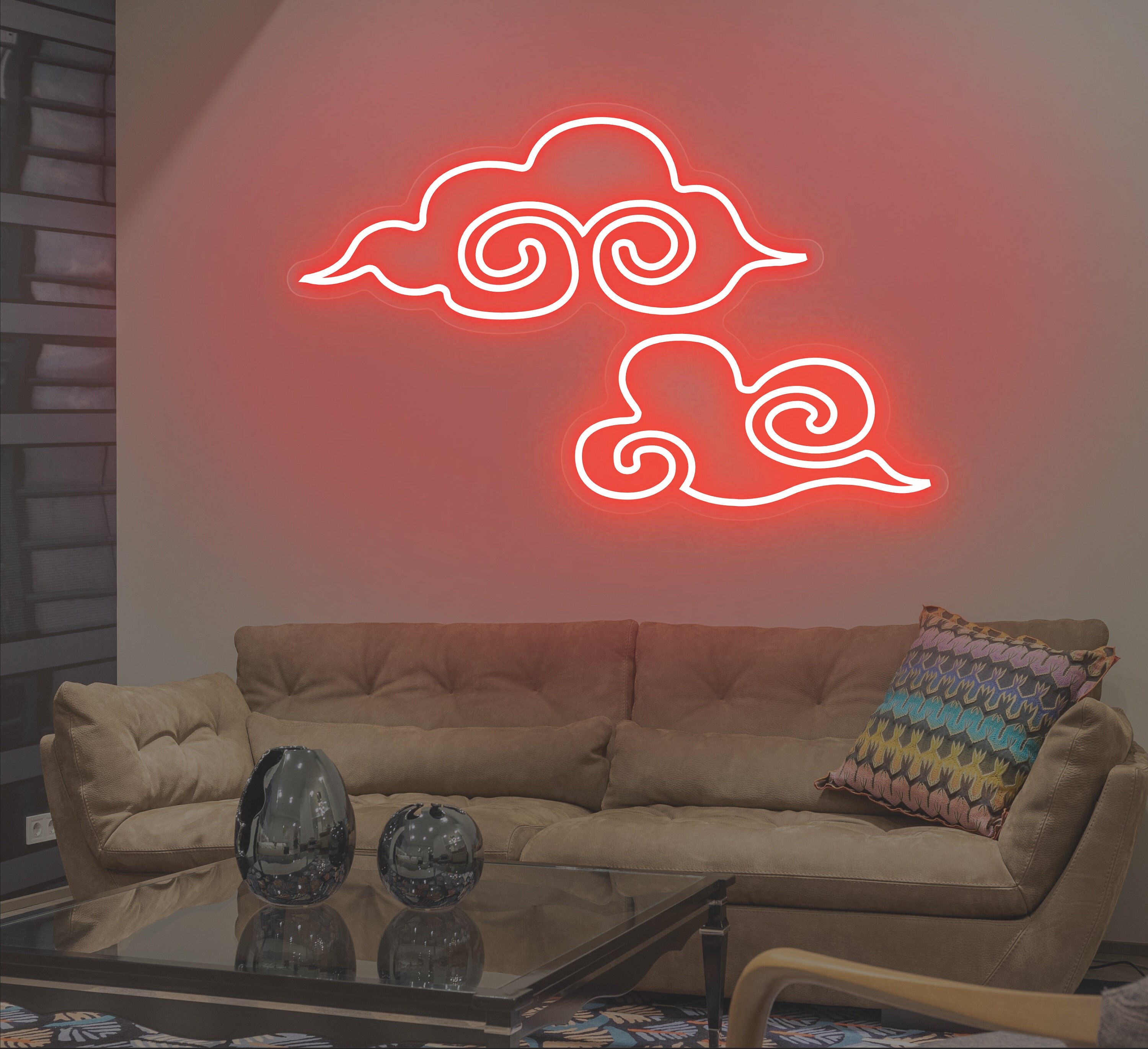 Akatsuki Cloud Neon Sign Anime Neon Sign Japanese Neon Sign Cloud Light ...