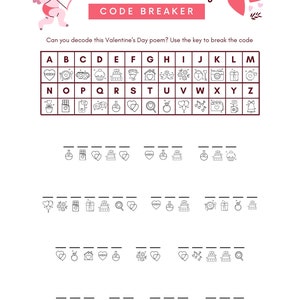 Valentine's Day Worksheet Bundle | Printable Valentines Day Worksheets ...