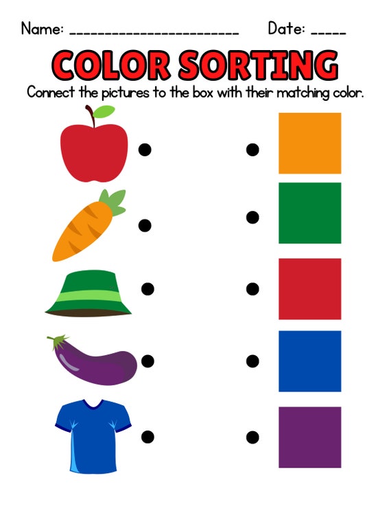 Color Worksheets For Preschoolers Shapes Worksheet Preschool Free