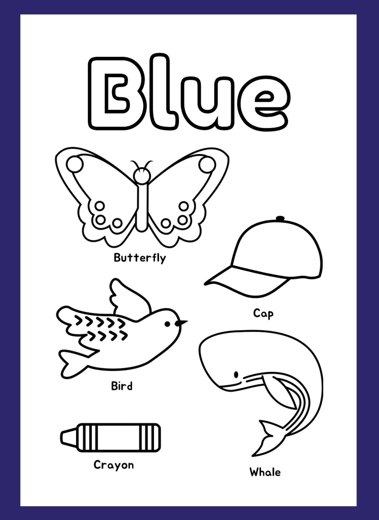 Color Sorting Images to Colors / Color Sheets/ Identification of Colors ...