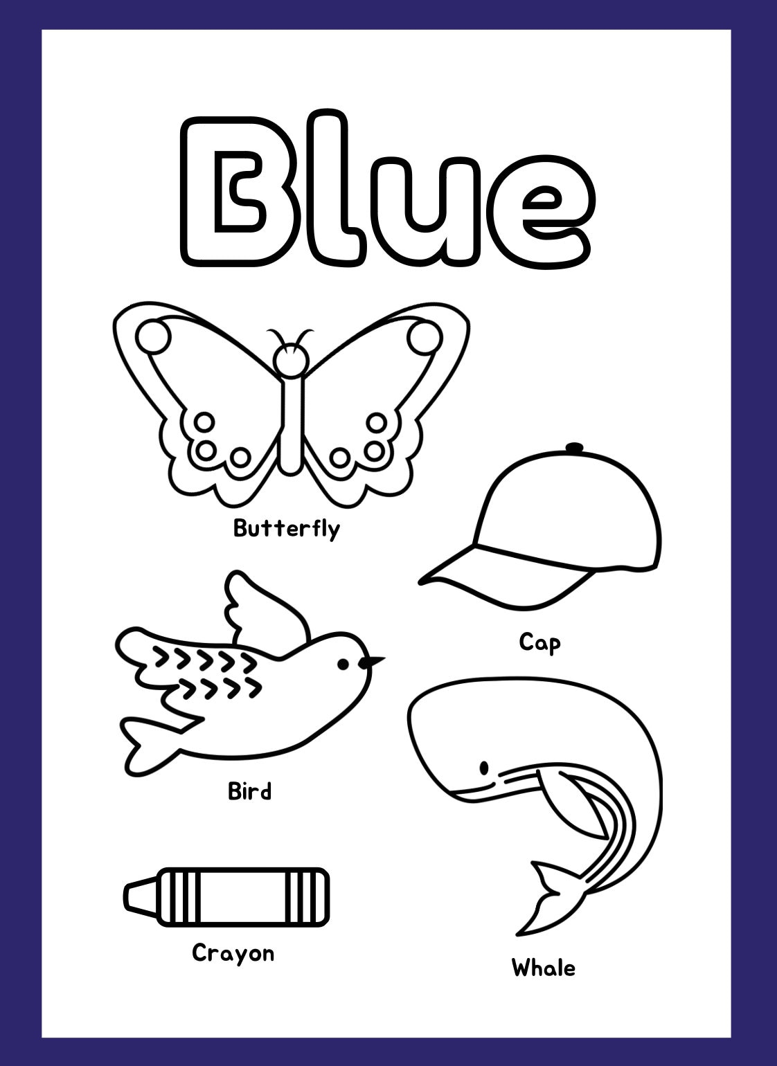 Color Sorting Images to Colors / Color Sheets/ Identification of Colors ...