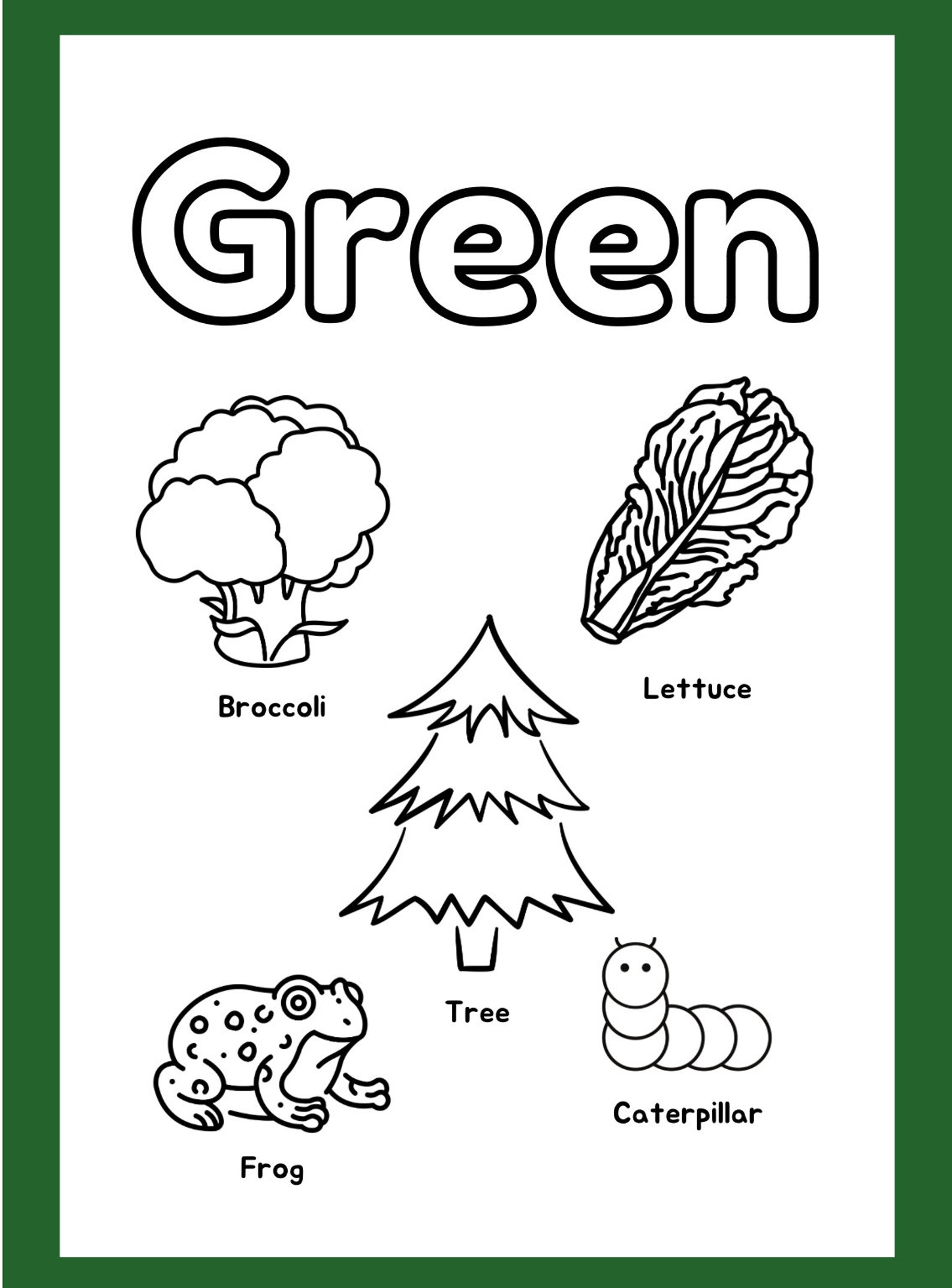 Color Sorting Images to Colors / Color Sheets/ Identification of Colors ...